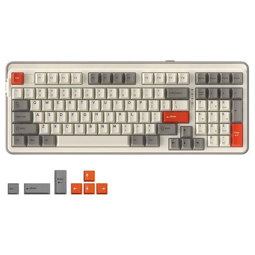 【最新gasket構造】DAREUEK98PRO無線ゲーミングキーボードは最新のgasket構造が採用、内部に超柔軟ラテックス吸音発泡綿とスポンジ消音パッドなど複数の材質の多重充填が含まれ、スイッチとPCBA、PCBAとボトムの隙間を大幅に...