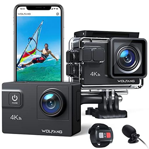 4K/60fps高画質&amp;タッチパネル式:GA300アクションカメラは7層光学ガラスレンズとSONY製CMOSセンサーを搭載し、市販の4K30fpsより綺麗でより高い品質の画像と動画が撮れます。60fps20MPの本格的な4K解像度を...