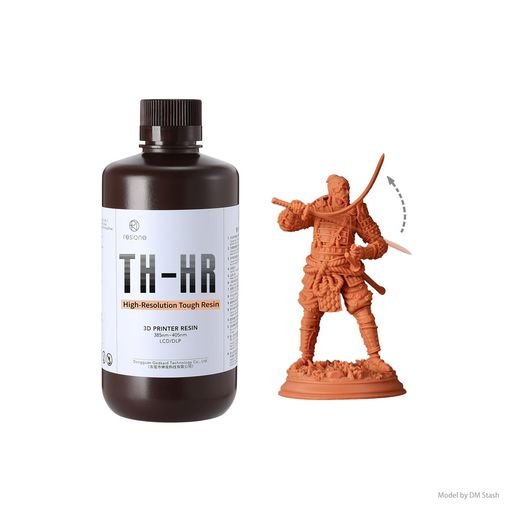 【超高精度と解析度】TH-HR 3dプリンターレジンはモデルのすべての細部を正確に還元することができ、しかも造形されたモデルの表面は繊細で光沢があり、塗装を経てもモデルの細部は依然として鮮明で鋭利で、超微細GK、頭彫り、機甲モデル、車型、精...
