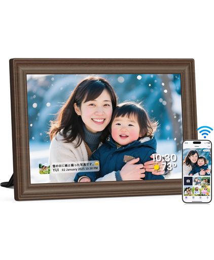 【32GBメモリ内蔵・32GBSDカード拡張可】32BG大容量メモリー内蔵、約16000枚の写真を鑑賞できます。最大まで32GBマイクロSDカード(別売)を対応できて、写真をSDカードに転送すること、アルバムを作ってプレゼントするような気分...