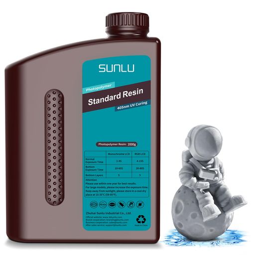1【使用簡単】-SUNLU標準樹脂は強い流動性を持ち、異なるプリンタおよび印刷速度と互換性があります。印刷された製品は容易に形成され、初心者に適しています。 2【良い安定性】-標準樹脂は弱酸、脂肪等に対する良い、良い耐差を持っていて、印刷さ...
