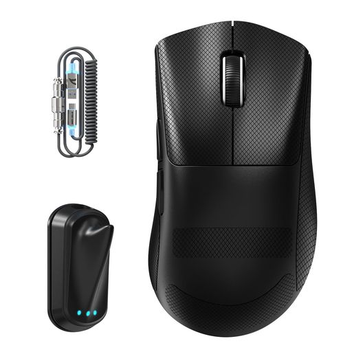 【超低遅延 x 超長航続でプロ級性能を実現】最新 Nordic54L15 メインコントローラを搭載し、低消費電力技術で航続時間を従来モデルの 2 倍に大幅アップ!キーレスポンス遅延も従来の 0.339ms から 0.163ms に進化し、高...