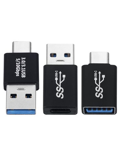 「アダプタタイプ」:1USB3.0 Aオス左右二重線矢印TYPE-Cオス、2USB-A3.0 メス左右二重線矢印TYPE-Cオス、3usb3.0 Aオス左右二重線矢印TYPE-Cメス 「優れたデザイン」:アルミ合金製、見た目も美しく,耐久性...