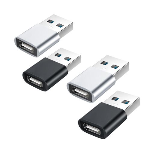 【高速データ転送&amp;急速充電】USB 3.1 Type-C 変換アダプタ、最大10Gbpsの高速データ転送とQC3.0急速充電をサポート。スマホ、タブレット、HDDなどUSB-CデバイスをPCや充電器に接続し、高速充電とデータ転送を同...