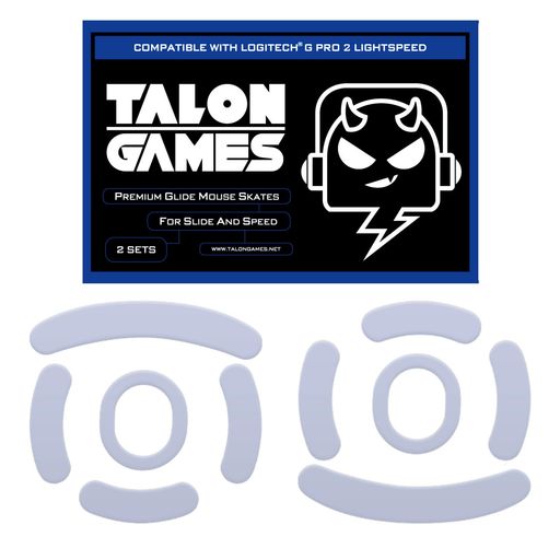 【超スムーズ】:純テフロン(フッ素樹脂)の材料とTALONGAMESオリジナルの滑り強化材料を使用し、マウスの安定感とコントロール精度を向上させ、マウスの移動を改善します。 【対応機種】:GPro2Lightspeed 【ラウンドエッジ加工...