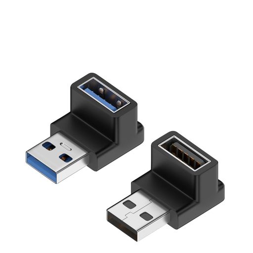 1.【90度USB Aアダプタは2種類セット】90直角設計を採用し、スペースを確保するだけでなく、ケーブルの挿入を容易にし、ケーブルの曲がりや断線を効果的に防ぎ。USBポートの寿命を効果的に延ばします。 2.【高速データ伝送】理論上のデータ...