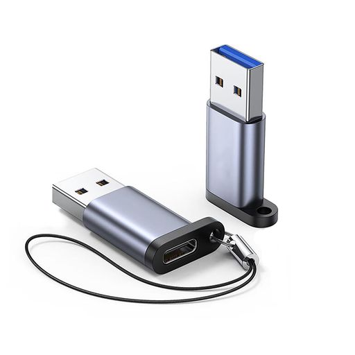 【USB Cメス-USB Aオスアダプタ】:USB AのPCポートまたはACアダプタに、スマホ、HDD、またはその他のUSB-Cデバイスを接続し、高速充電とデータ転送両方可能です。 【3A急速充電】:56kΩのプルアップ抵抗を内蔵し、5V/...