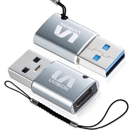 【幅広い互換性でどんな場面にも対応】UVISIONのアダプターは多彩なUSB-Cデバイスに対応しており、スマートフォンやタブレット、ノートPCなどのデバイスでUSB-CからUSB-Aのポートに簡単に接続できます。 【高速だから時間を節約】U...