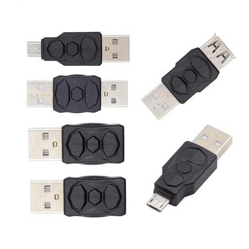 携帯電話 パッケージには5個のアダプターが含まれます: Type-Aオス - Type-Aオス - Type-Aメス、Type-Aオス - ミニオス、Type-Aオス - ミニメス、Type-Aオス - マイクロオス、Type-Aオス-マイ...