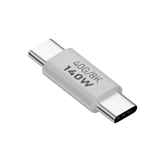 【高速伝送】PD140W USB-C オスオス充電アダプターはスムーズな転送充電をサポートし、PDを最大140W(28V@5A)までサポートします。 【USB C公アダプタ】USB C公アダプタは最新のUSB 4.0が基準を満たし、伝送速度...