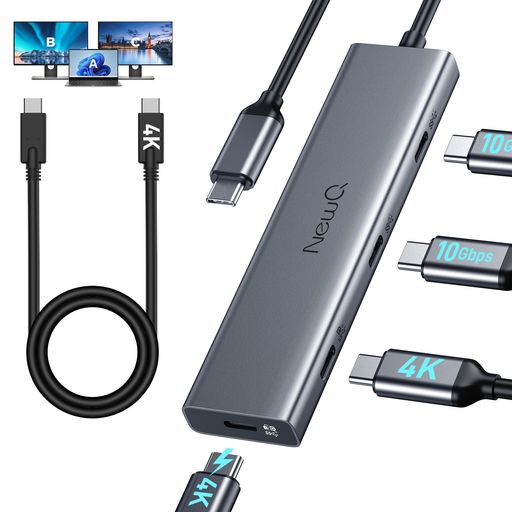 【USB C/Thunderbolt 4 ハブ|高解像度出力】このUSB Type-C ハブは、USB-C電源モニターおよびポータブルモニターに対応。USB C monitor 4Kやmonitor USB C hubとの接続に加え、DP ...