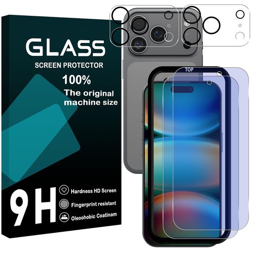 スマイル 白抜き☞【購入前の注意事項】:このHD透明ブルーライト防止保護フィルムは、室内では透明に見え、太陽光の下でのみ青く見えます。 スマイル 白抜き☞【対応モデル】Tzciz技術のエッセンスをiphone 17 pro max ガラスフ...