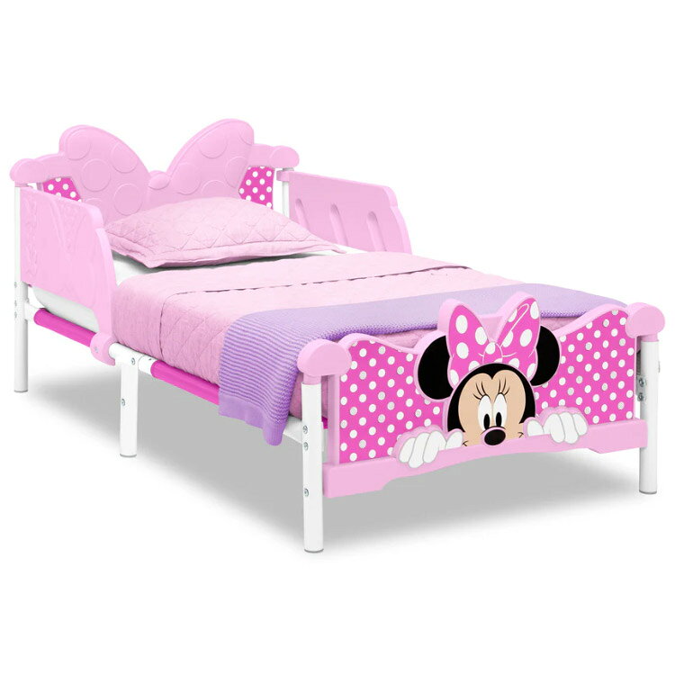 商品説明 メーカー Delta 商品名 MINNIE MOUSE 3D TODDLER BED 型番 BB81540MN サイズ 本体：77W×136L×59H cm 重さ 10.08kg 対象年齢 1歳半から22.7kgまで(メーカー参照...