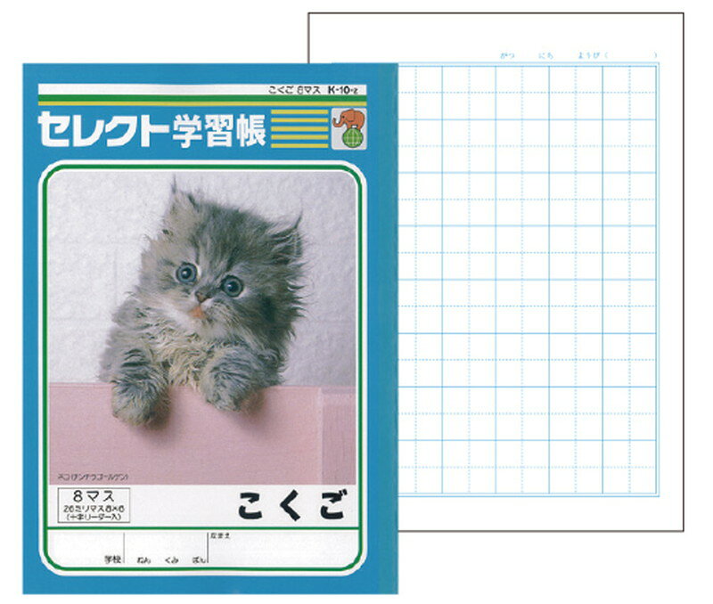 セレクト学習帳 参考価格 \190+税サイズ B5（179W×252H） 枚数 30枚(60ページ)