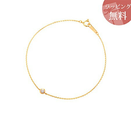 ■商品説明 【canal4℃（カナルヨンドシー）】一粒のキュービックジルコニアとイエローゴールドがエレガントな手元を演出してくれるブレスレット。シンプルなデザインは幅広い服装に合わせやすいのでプレゼントとしてもオススメです。 ■サイズ チェ...