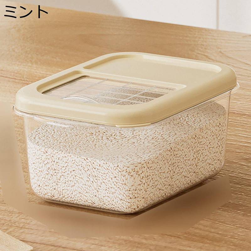 　　　 ◆◇◆人気の秘密◆◇◆ 【耐久性のある素材】当社の米貯蔵バケツは、安全で環境に優しい使用のために最高級のPP素材で作られています。カビの発生からお米を守り、気密性を高めて保存します。 【透明なデザイン】米貯蔵バケツを使用すると、米が...