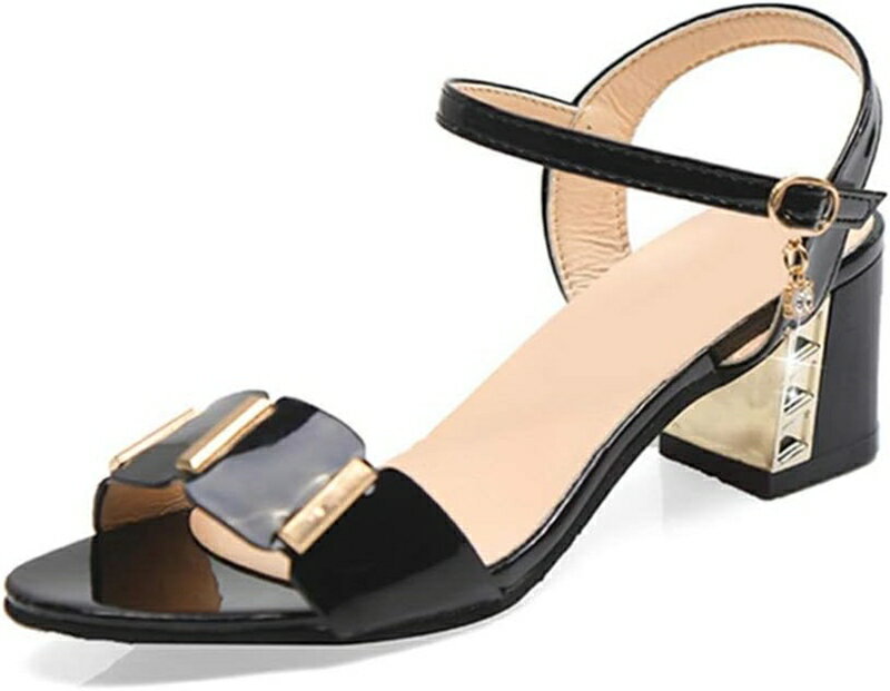 　　　 ◆◇◆売れている秘密◆◇◆ チャンキーヒール＆アンクルストラップで安定したホールド感。足元を上品に美しく演出。 ふかふかなクッションで歩く際の衝撃もしっかり吸収してくれ足裏への負担も軽減! 落ち着いたカラーのアウトソールは、滑りにく...