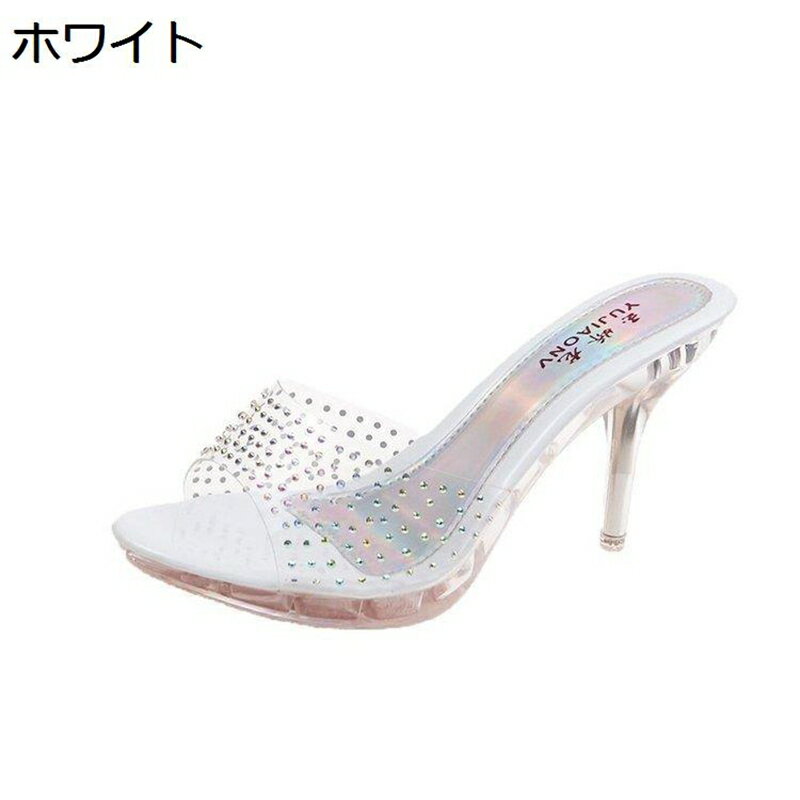 　　　 ◆◇◆人気の秘密◆◇◆ 【クリア】女っぽくヌーディーさを加速してくれるクリア素材は夏らしい爽やかさ・清涼感をも添えながら上品に素肌感を楽しめます。 【デザイン】視覚効果で脚をほっそり演出するから美脚見せをお楽しみいただけます。女性の...