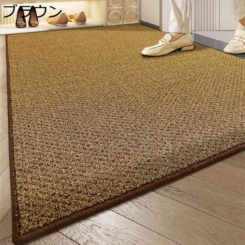 　　　 ◆◇◆人気の秘密◆◇◆ 【掃除しやすい】掃除機、ほうきの使用、もしくは裏面を軽くたたいて、マットを揺らすのが日常の清潔としては十分です！土や小石などが入った場合は、裏面から叩くなどします。汚れたらいつでも清潔に保てます。定期的にブラ...