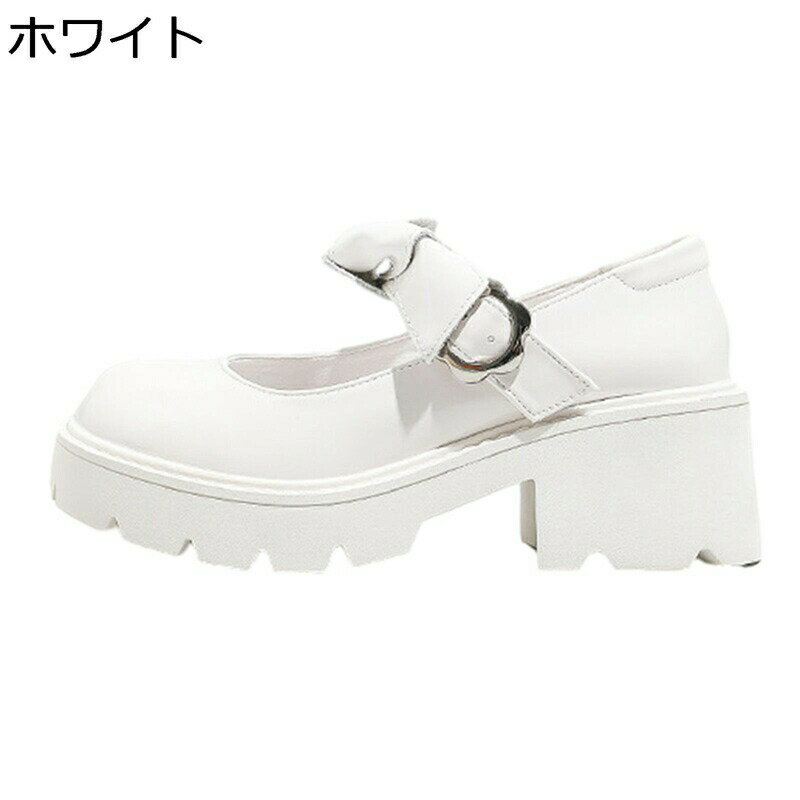 　　　 ◆◇◆人気の秘密◆◇◆ メリージェーンシューズのアッパーは上質なフェイクレザー、ソールは滑りにくく履きやすいラバーソールを採用。快適な履き心地で、足が痛くなりません。 ソールは環境に優しい素材ラバー製で、滑り止め保護を提供し、変形や...