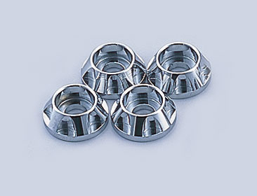 メ ー カ ー POSH 商　品　名 NASAタイプ キャップホルダー 品番 P004086 商品内容 ■M6用　最大径：18mm ■カラー：メッキ ■4個入 適合 汎用 ∇POSH20090511 p004086