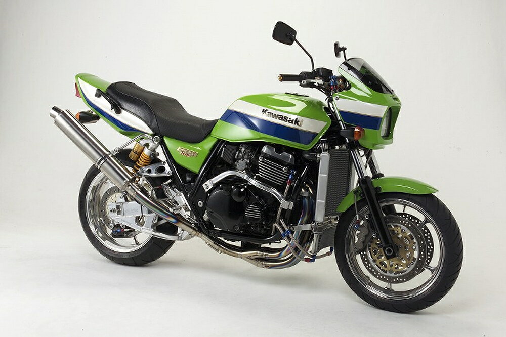 ◆適合車種 KAWASAKI ZRX1200R '2001 〜 '2008 KAWASAKI ZRX1100 '1997 〜 '2000▲写真は旧デザインのステッカーです バイクはバランスの乗り物です。例えば、ハイグリップタイヤを装着しただ...