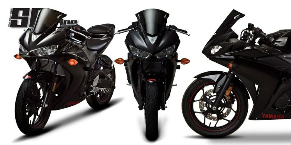 ◆適合車種 YAMAHA YZF-R25 '2015 〜 '2018 YAMAHA YZF-R3(ABS) '2015 〜 '2018ノーマルスクリーン形状をモチーフにしたモデル。 【カラーラインナップ】 ※車種・形状によってラインナップが...
