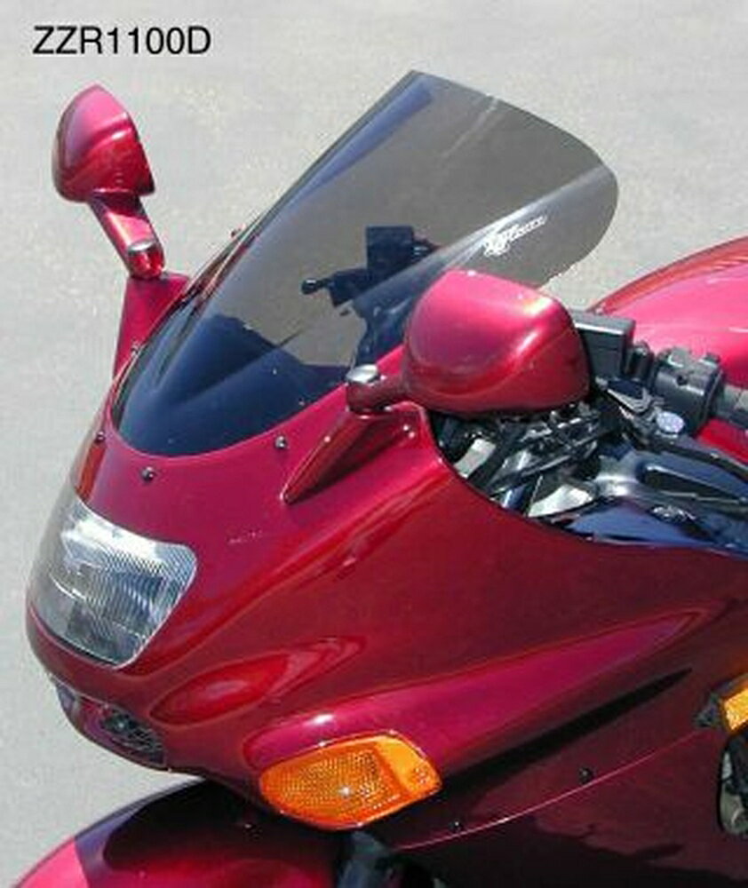 ◆適合車種 KAWASAKI ZZR1100D '1993 〜 '2001▲写真はスモークです 二段形状で、ライダーが伏せた際に防風効果を発揮。また整流効果にも優れる、スポーツ、レース走行向け。 【カラーラインナップ】 ※車種・形状によって...