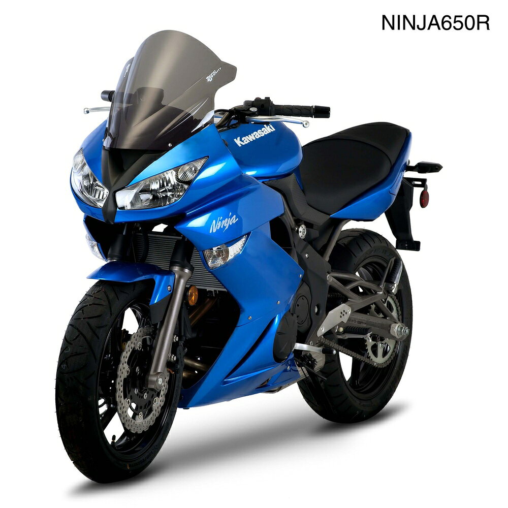 ◆適合車種 KAWASAKI ER-6f '2009 〜 '2011 KAWASAKI Ninja650R '2009 〜 '2011 KAWASAKI Ninja400R '2011 〜 '2013二段形状で、ライダーが伏せた際に防風効果...