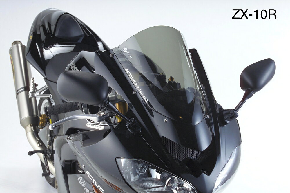 ◆適合車種 KAWASAKI ZX-10R '2004 〜 '2005 KAWASAKI Z750S '2005 〜 '2006二段形状で、ライダーが伏せた際に防風効果を発揮。また整流効果にも優れる、スポーツ、レース走行向け。 【カラーライ...