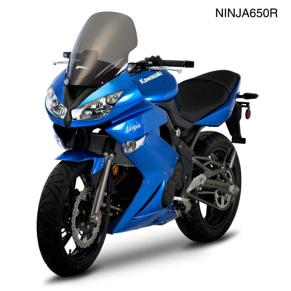 ◆適合車種 KAWASAKI ER-6f '2009 〜 '2011 KAWASAKI Ninja650R '2009 〜 '2011 KAWASAKI Ninja400R '2011 〜 '2013▲写真はスモークです ゼログラビティの中...
