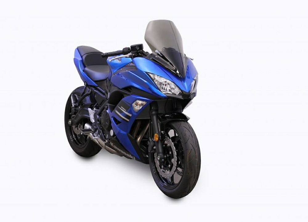 ◆適合車種 KAWASAKI Ninja650(ABS) '2017 〜 '2019▲写真はスモークです ゼログラビティの中では最も防風効果の高い、ツーリング向けタイプ。 【カラーラインナップ】 ※車種・形状によってラインナップが無い場合も...