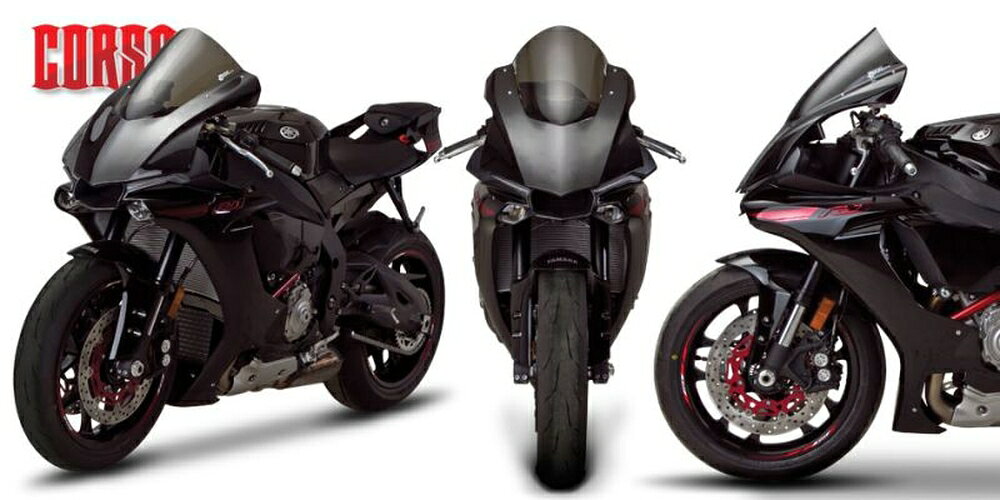 ◆適合車種 YAMAHA YZF-R1(ABS) '2015 〜 '2019 YAMAHA YZF-R1M '2015 〜 '2019▲写真はスモークです 大き目のバブル形状が伏せた際に体全体を覆い、整流効果を発揮。スーパースポーツ車両のル...