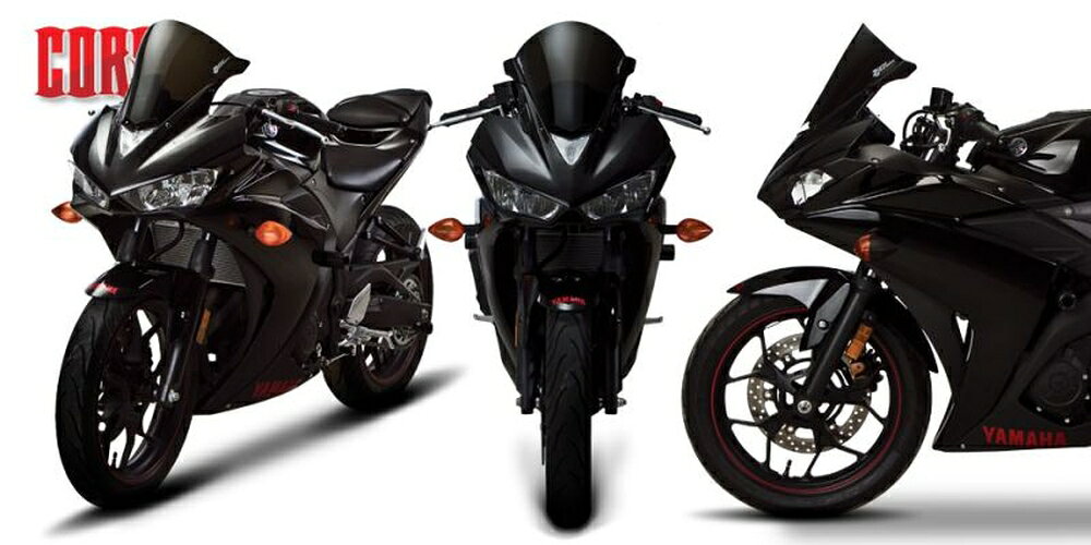 ◆適合車種 YAMAHA YZF-R25 '2015 〜 '2018 YAMAHA YZF-R3(ABS) '2015 〜 '2018大き目のバブル形状が伏せた際に体全体を覆い、整流効果を発揮。スーパースポーツ車両のルックスを保ちながらも防...
