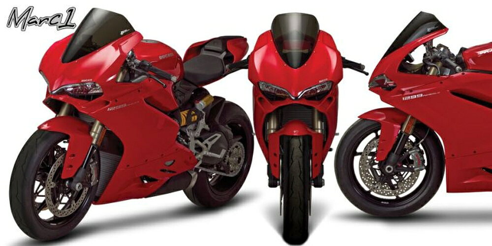 ◆適合車種 DUCATI 1299 PANIGALE '2015 〜 '2017 DUCATI 959 PANIGALE '2015 〜 '2017MOTOGPからアイデアを得て開発されたスクリーン。体を伏せたときに、スクリーンとヘルメット...