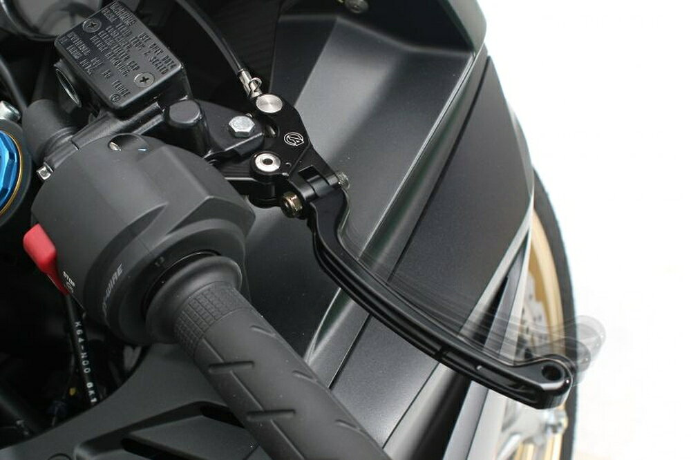 ◆適合車種 HONDA CBR250RR '2017 〜 '2020 HONDA CBR250RR(ABS) '2017 〜 '2020純正よりも細かくワイドにレバー位置が調整できるアジャスタブルビレットレバー。レバーの感触を変えずに自分に...