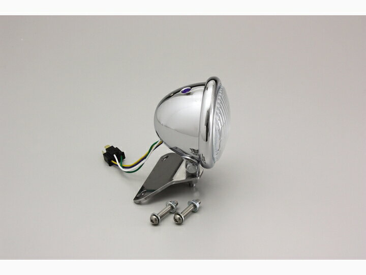 スチール製クロームメッキ仕上げ PH7 12V35/35Wハロゲンバルブ 取付ステー/H4カプラ付 ライトステーのみ（HA5698）　配線処理にはハーネスケース（HD1302）◆適合車種（備考） シャドウ750（04-15 RC50/56）...
