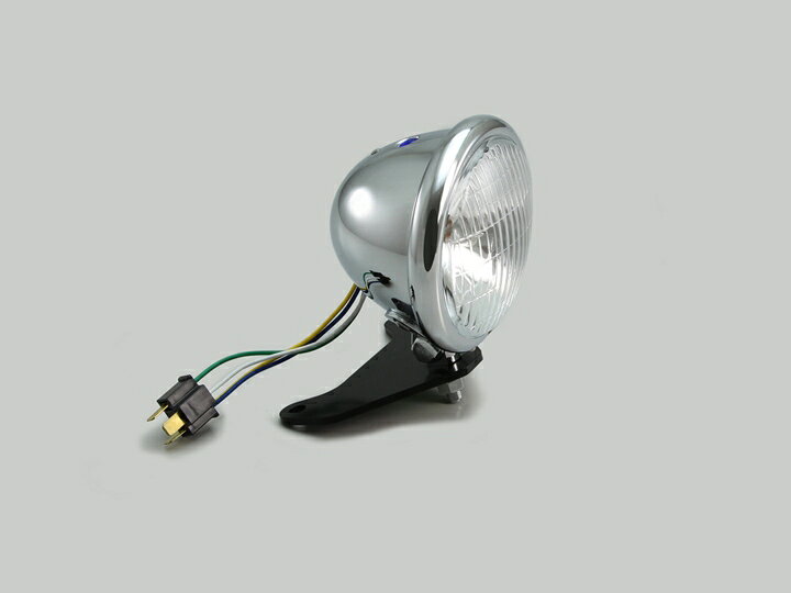 スチール製クロームメッキ仕上げ PH7 12V35/35Wハロゲンバルブ　取付ステー/H4カプラ付 ライトステーのみ（HA5680B）　配線処理にはハーネスケース（HD1302）◆適合車種（備考） レブル500（PC60）（17-19 PC...