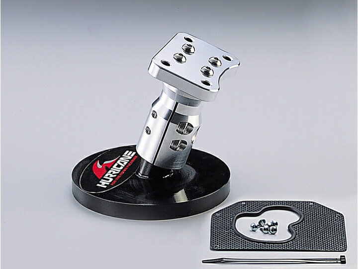 ジュラルミン削り出し　ステム軸径φ23mm バーハンドル取付用　ステム穴隠し用カーボン柄プレート付 ホルダー（HB0651）取付可能　ハンドルKITの設定有◆適合車種（備考） マジェスティ125/DX/FI（98-08 5CA） マジェステ...