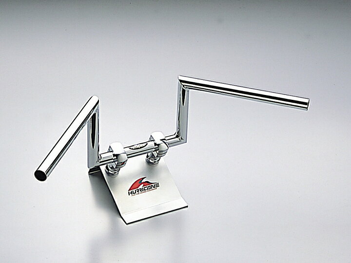 スチール製 外径φ25.4mm 内径φ21mm JMCA安全基準値クリア トリプルニッケル ピュアクロームメッキ仕上げ ホンダ/ヤマハ（レブル/BOLT除）スイッチ穴加工済　刻印によって装着後もハンドルの特定が可能0