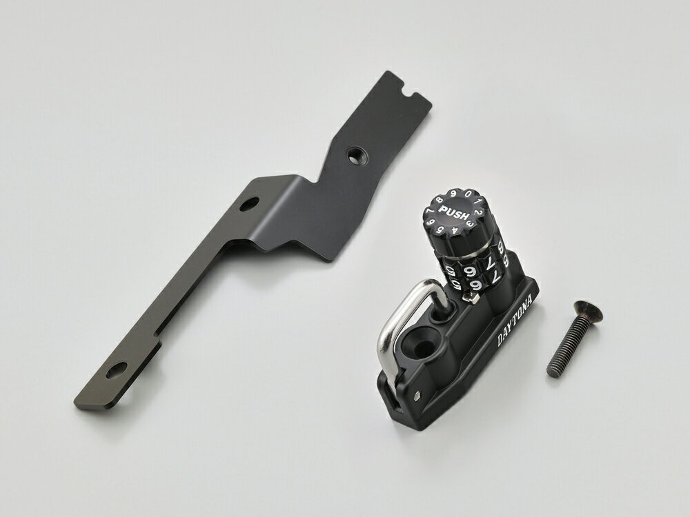 ◆適合車種 HAWK11 ダイヤル式なのでカギが増えないヘルメットホルダー。 車種専用設計なので、ボルトオンで装着できます。 解錠する数字は任意で変更可能。 2ダイヤルロック式。 ダイヤルリングの数字が見えなくても、リングの突起とボタンの数...