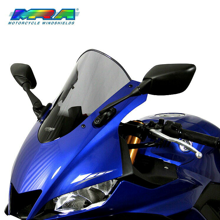 ライダーが伏せた状態で走行する状態を想定して、空力の効率化を考慮して設計した、スクリーン中央部がバブル形状に盛り上がった形の、MotoGP、WSBK等のレーシングシーンでMRAが採用しているデザインを元に開発されたスクリーンです。 ◆適合車...
