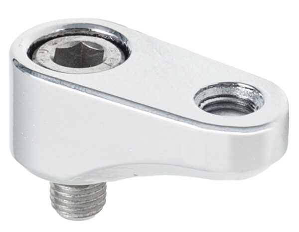 色:クロームメッキ 部品構成:・本体 ネジ径:オス側・メス側共に10mm 正ネジ 30mmオフセット ■ミラーを見やすい位置に30mmオフセットし後方視界確保 ■ミラー以外にもパーツ取付けに便利な汎用ホルダー