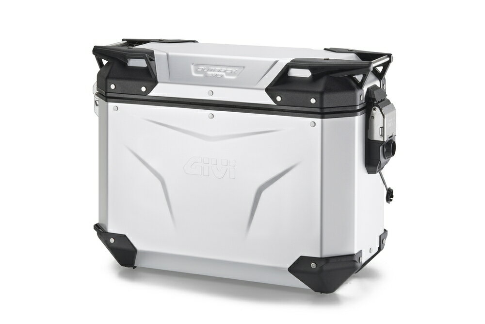 フィッティングに4点支持でケースを装着することで、オフロード特有の過酷な振動やストレスに対応する「MONOKEY CAMシステム」対応。 車体から取り外すことなくサイドケースを斜めに固定できるので、トップケースが大きくても荷物の出し入れが可...