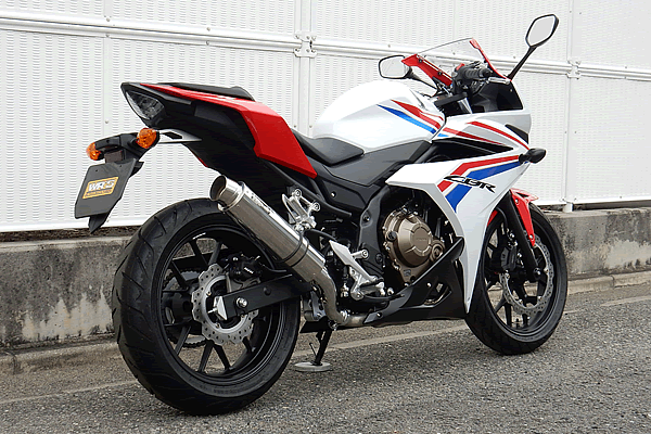 ◆車種 2016-2018 CBR400R　【2BL-NC47】 ◆商品タイプ スリップオン ◆品番 BC1430JM ◆JAN 4582734410103 ◆近接・加速騒音値 近接：91dB/加速：78dB ◆マフラー重量（純正） 1.8...