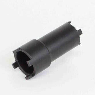 クラッチ、及びクランクシャフトの固定に使われるロックナットの、着脱に使用する特殊工具です。レンチ奥行きの長さを十分確保しており、GROM/MSX125/モンキー125のクランクシャフトの様に、ロックナットを締め込んだ際のネジ部飛び出しが多い...