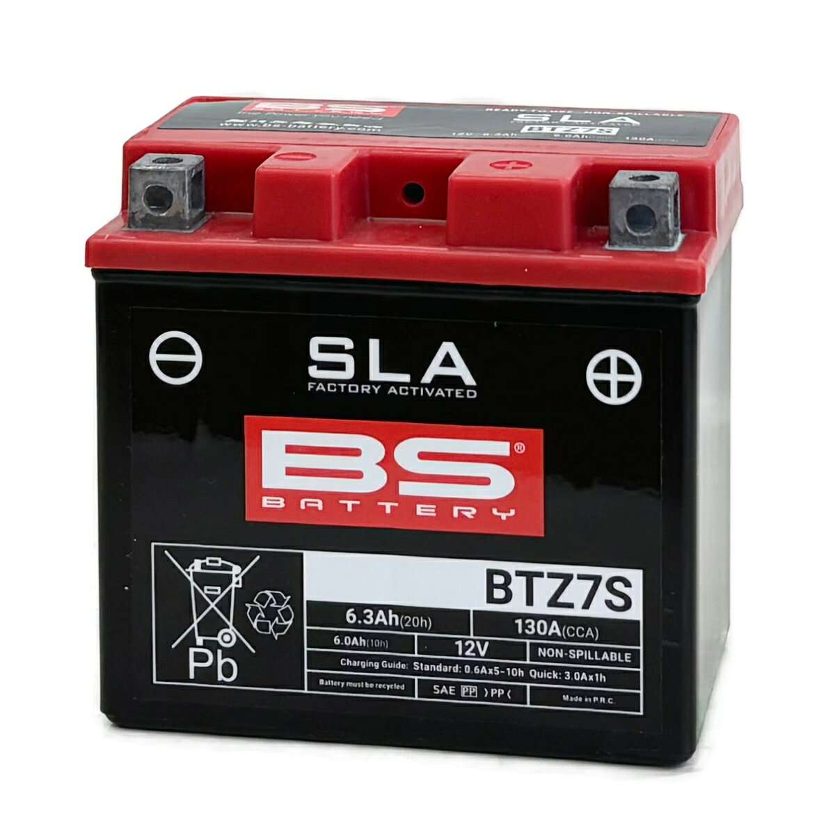 世界各国での販売を手がけるフランスのバッテリーメーカー、「BS BATTERY」のVRLA（制御弁式密閉）タイプMFバッテリーです。 グローバル品質でお求め易い価格のバッテリーです。 ◆他社適合品番：YTZ7S、FTZ7S、ATZ7S、YT...