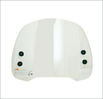 ◆適合車種 スーパーカブ50プロ 2BH-AA07 クロスカブ50 2BH-AA06 サイズ：H270×W360×D2.5mm 材質：　ポリカーボネイト樹脂 カラー：クリアー