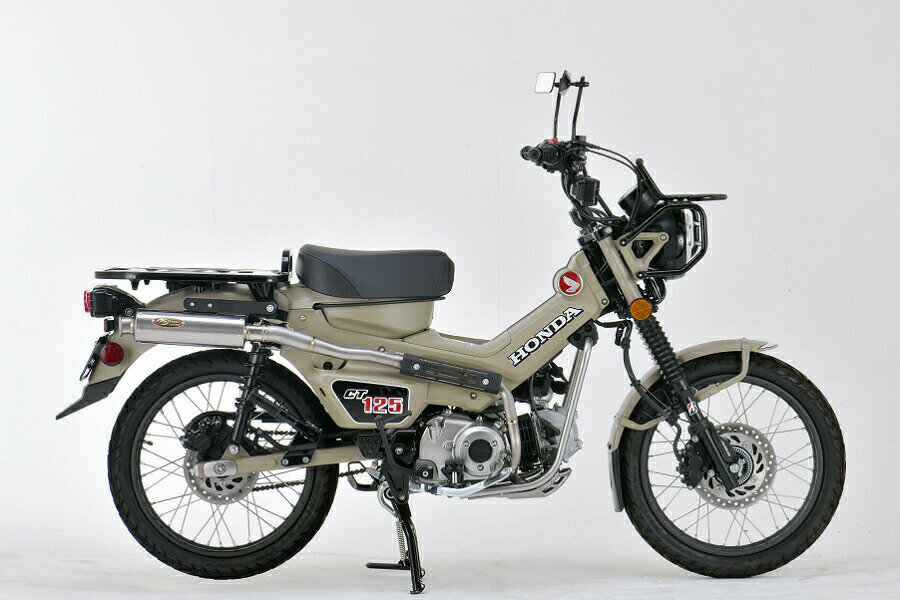 ◆適合車種 CT125('20-'21) エキパイ/集合形式：チタン/チタン ヘッドパイプ径：φ25.4-28.6 テールパイプ径：φ31.8-42.7 音量（db）/バッフル：78　/　バッフル設定無し オイルフィルター：- ドレンボルト...