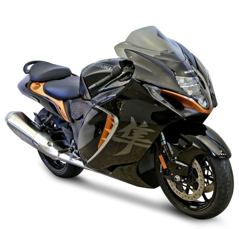◆適合車種 SUZUKI HAYABUSA '22 ダブルバブル(HYBRID M1) 1989年の創立以来、数多くのサーキットで活躍しているスクリーンメーカー。 エアを送ってアクリルプラスチックを膨らませる「ブローモールド」という製法によ...